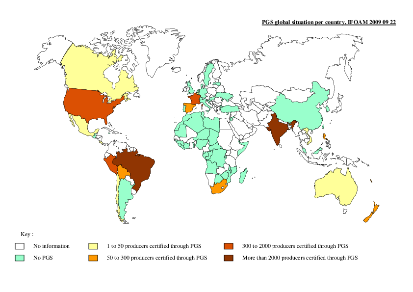 organic-world.net - IFOAM PGS Database now online